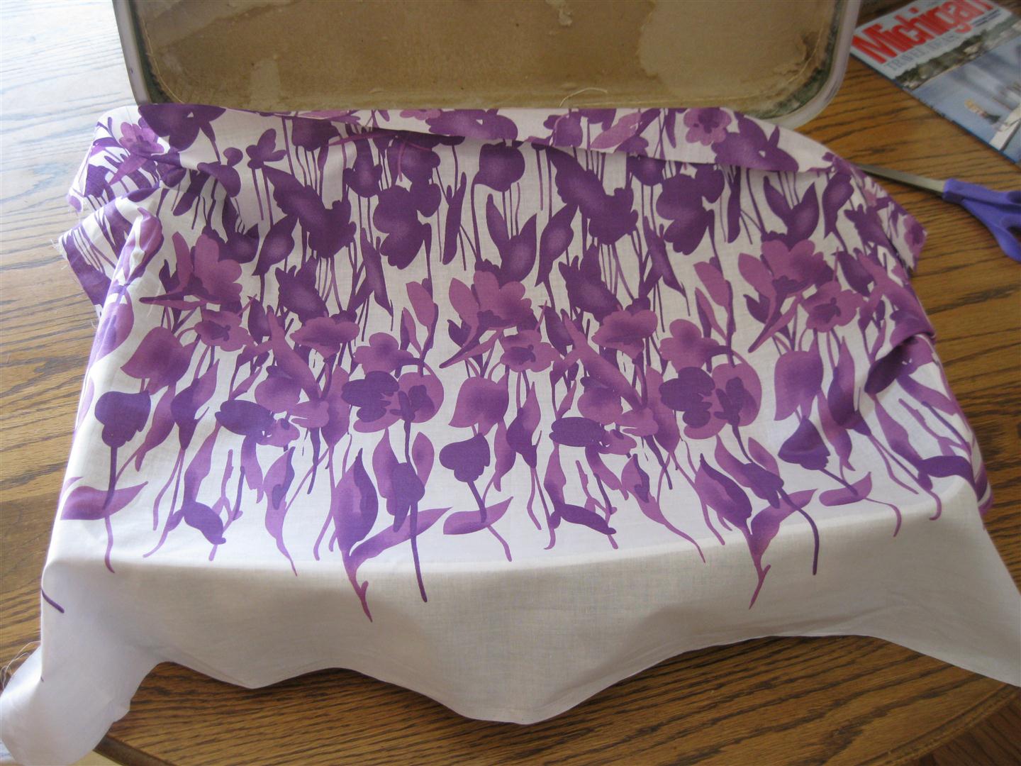 How to Reline a Vintage Suitcase – Black Spruce Hound