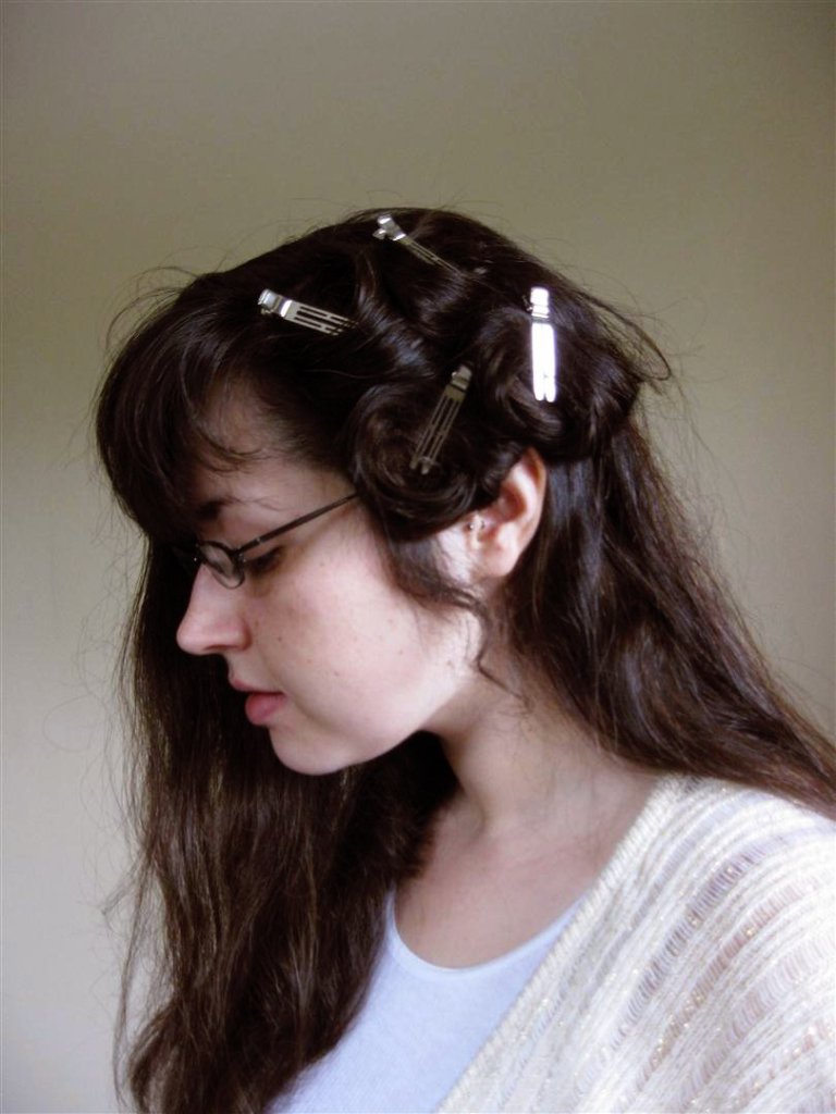 How to Pin Curl Long Hair – Black Spruce Hound