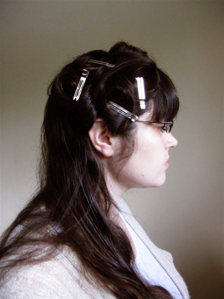 How to Pin Curl Long Hair – Black Spruce Hound
